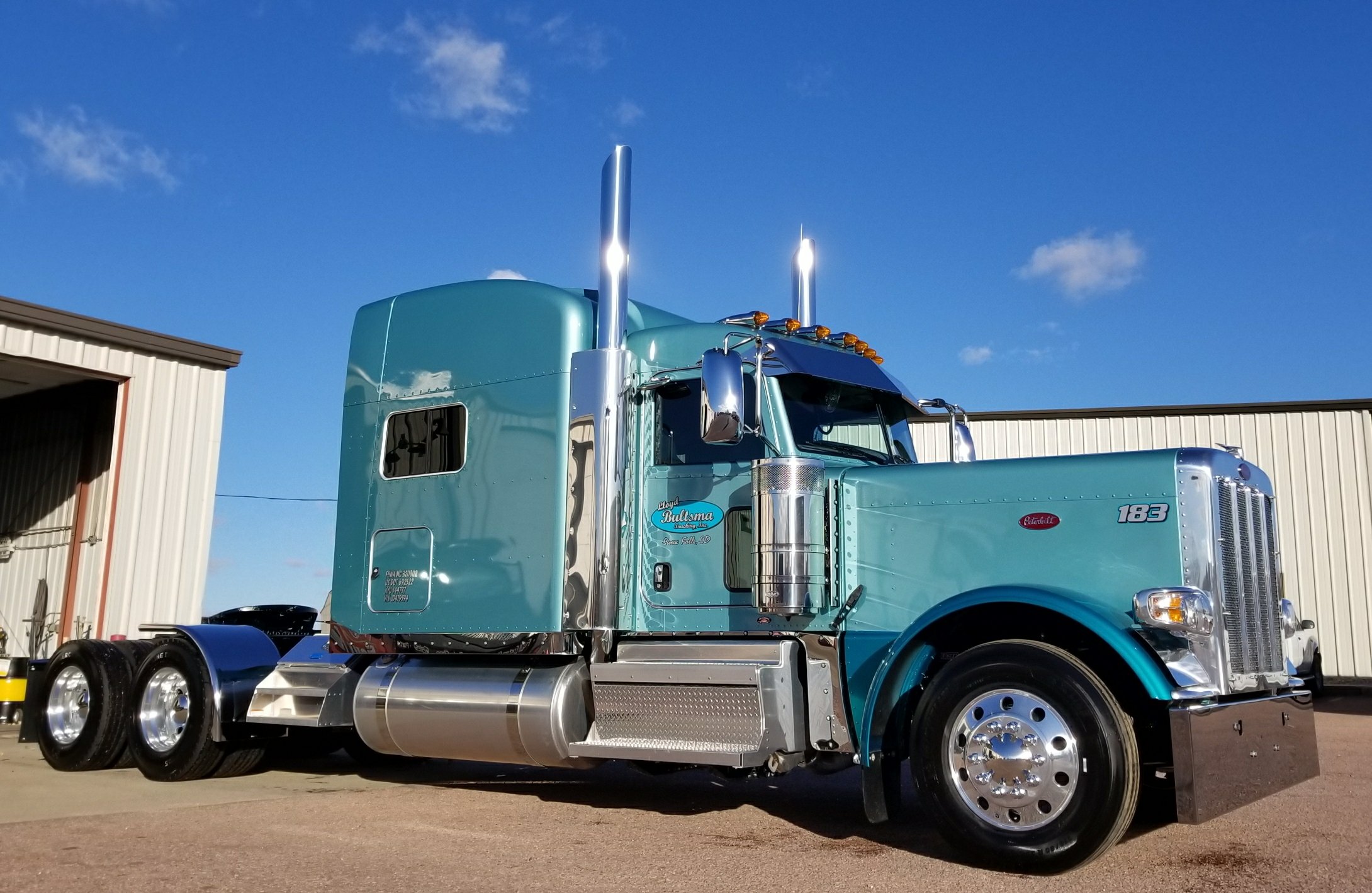 Sharp mallard/teal green 389 - Peterbilt of Sioux Falls