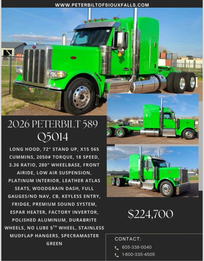 SWEET NEW PETE FOR SALE!!😎 - Peterbilt of Sioux Falls